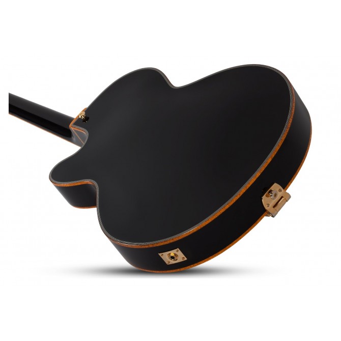 SCHECTER Coupe Black finition Brillant Or